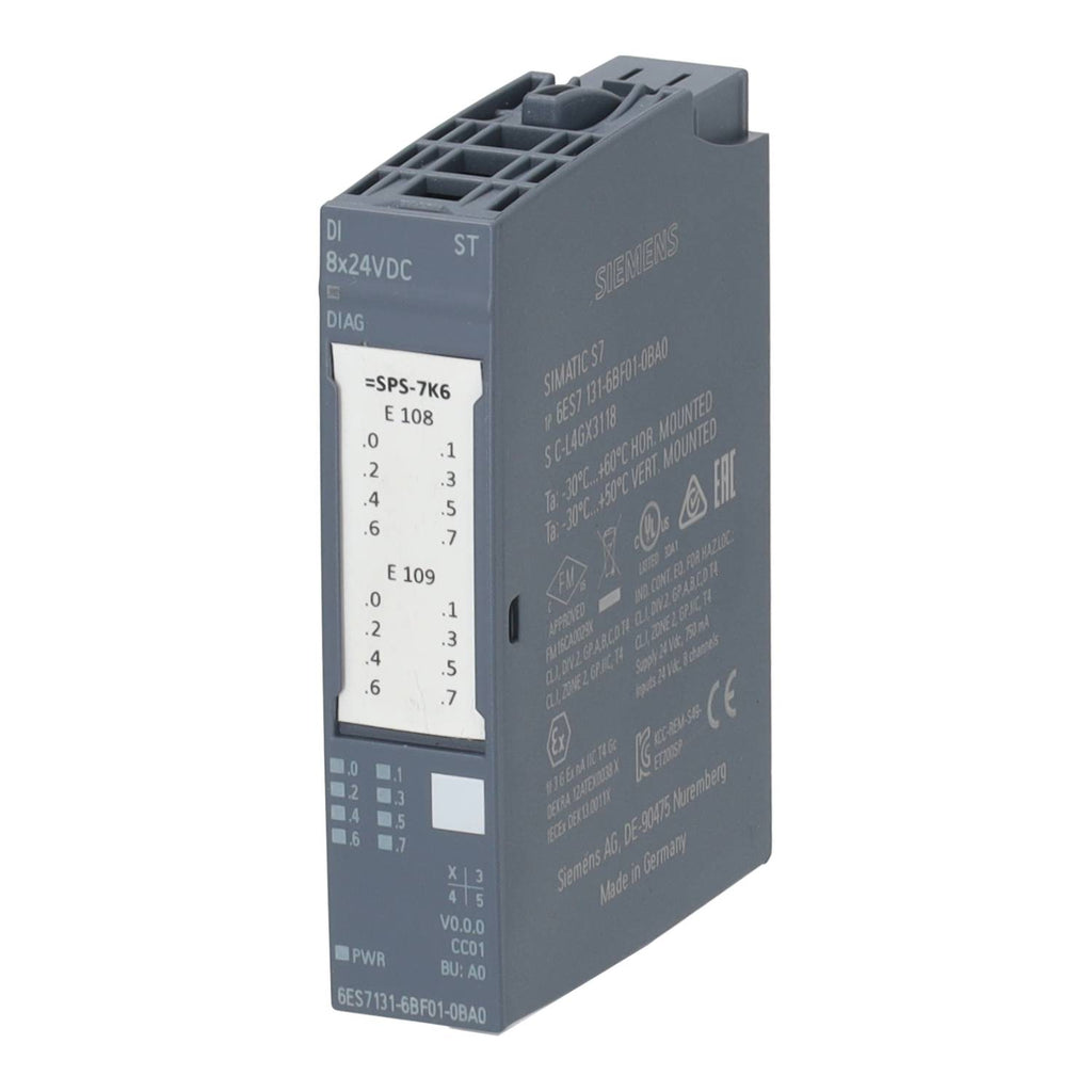 SIEMENS SIMATIC ET 200SP, digital input module 6ES7131-6BF01-0BA0