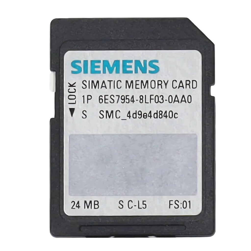 SIEMENS SIMATIC S7, Memory Card für S7 CPU/SINAMICS 24 MB 6ES7954-8LF03 ...