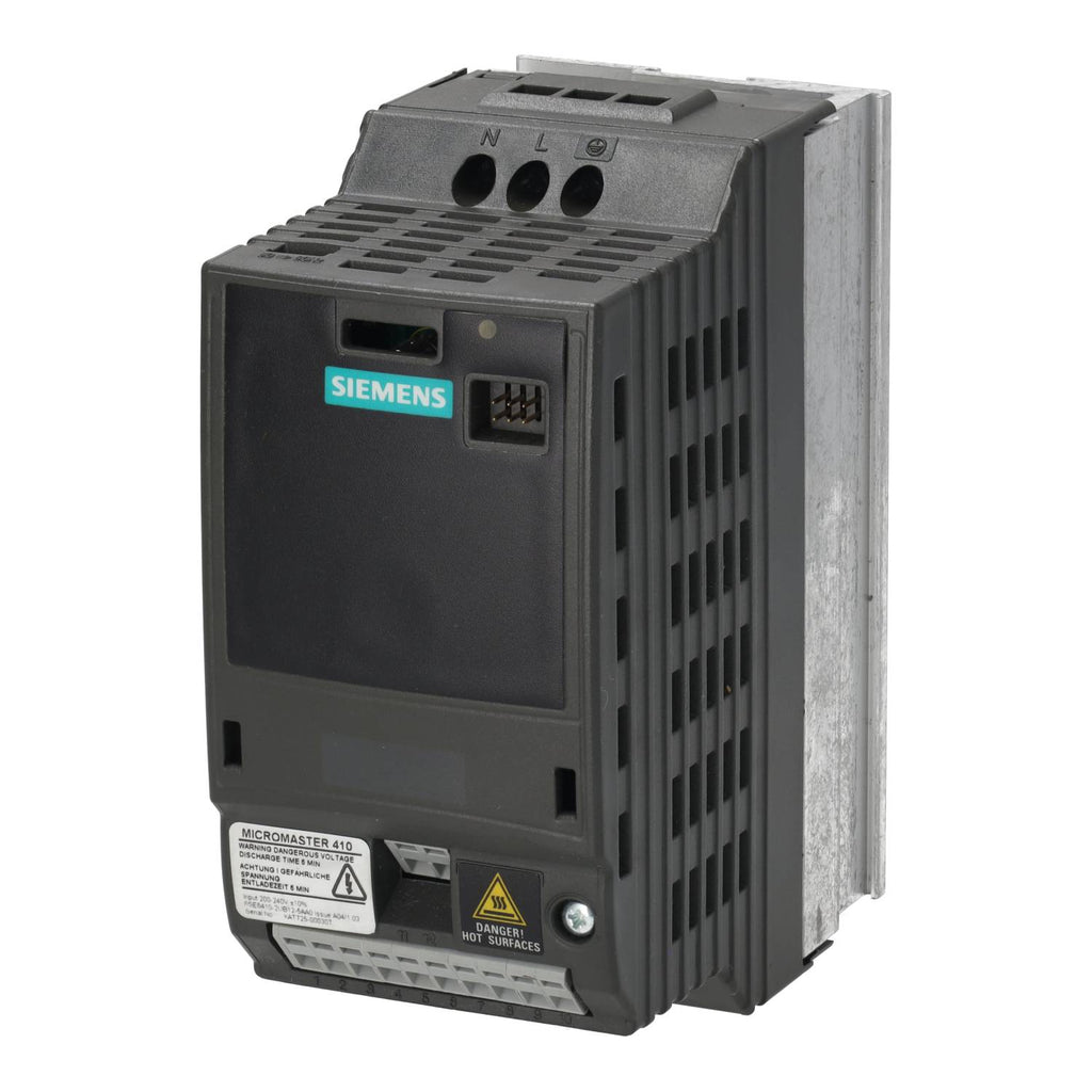 SIEMENS MICROMASTER 410 WITHOUT FILTER 1AC200-240V 6SE6410-2UB12-5AA0