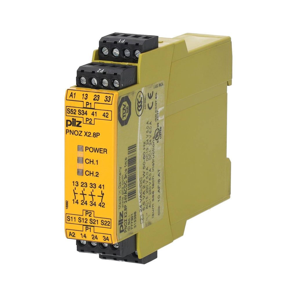 PILZ PNOZ X2.8P 24VACDC 3n/o 1n/c Safety relay 777301
