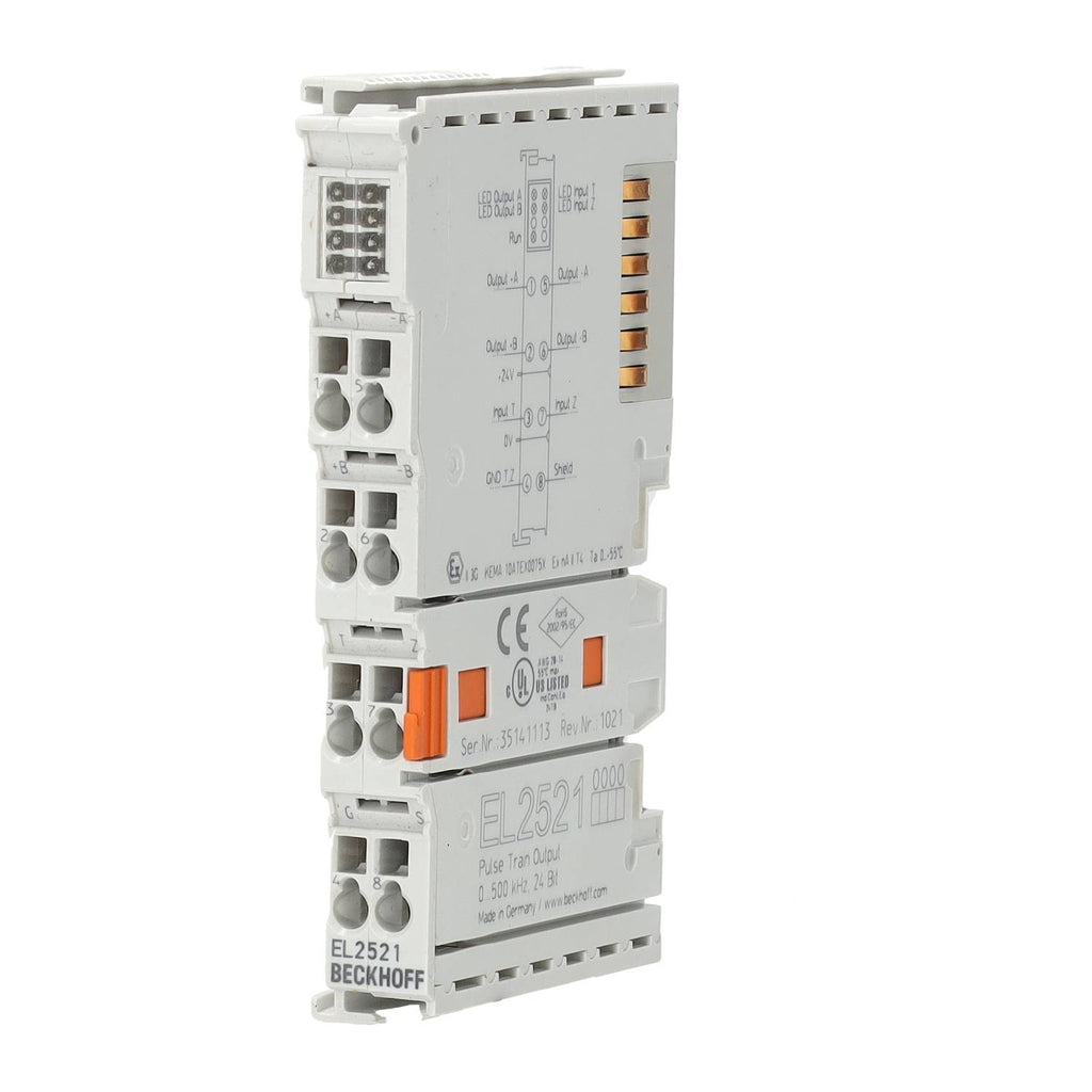 BECKHOFF EL2521 EtherCAT-Klemme, 1-Kanal-Pulse-Train-Ausgang, Inkr.-Enc ...